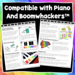 Play By Color Bundle, 37 Color-Coded Song Sheets – Printable Booklet ...
